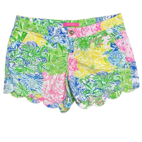 Lilly Pulitzer | Shorts | Lilly Pulitzer Buttercup Short Multi Cheek To Cheek Size 8 | Poshmark